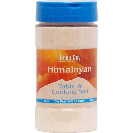 Aloha, Himalayan Table & Cooking Salt, Fine Crystals, 15 oz (425 g ...